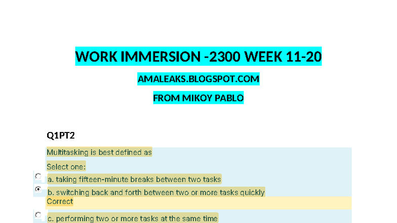 BL-ICT-2300 Week 11-20 Study Guide and Review Notes - Studocu