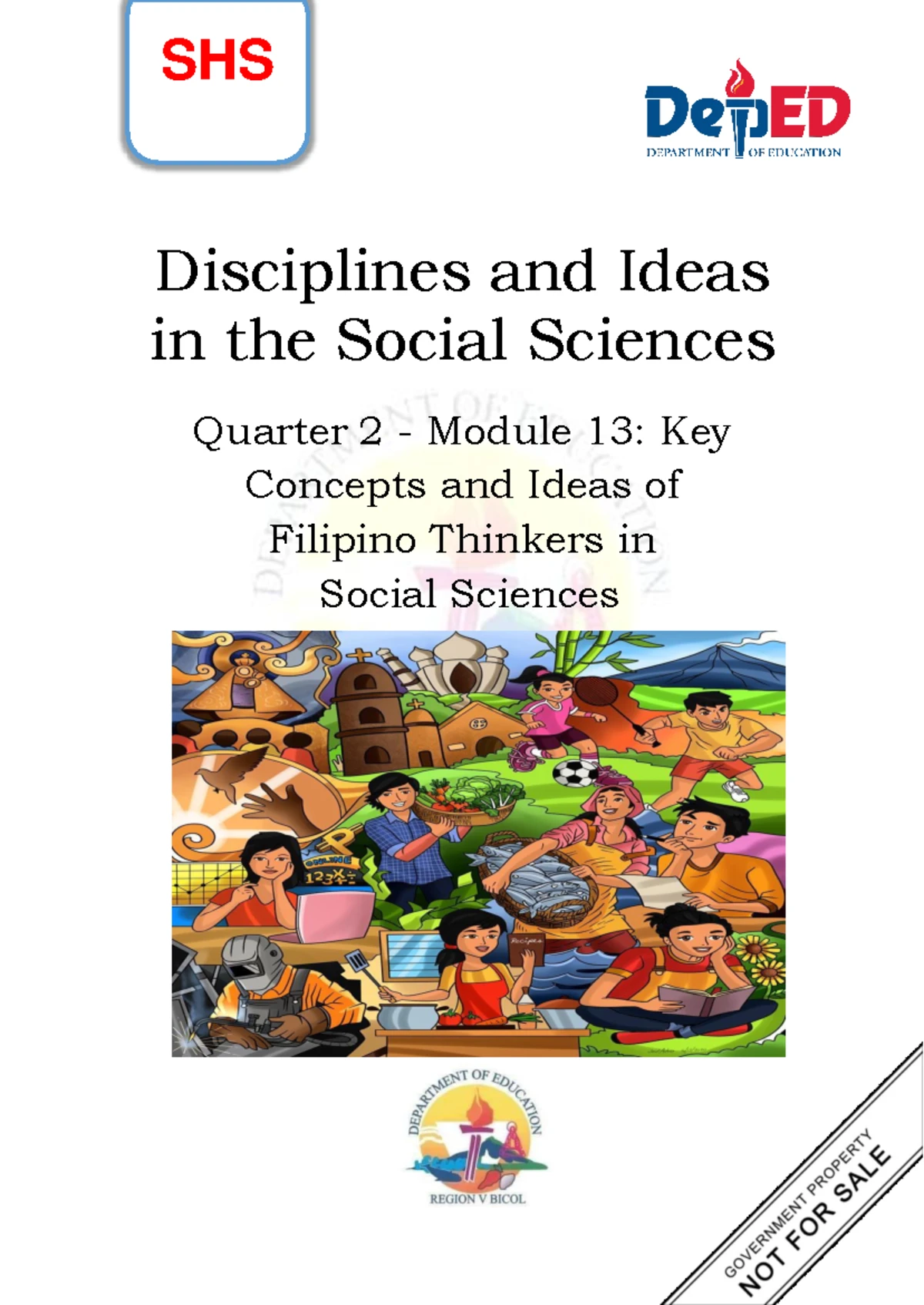 Humss-DISS Module 8 Q1 Week8 - SHS Disciplines and Ideas in the Social ...