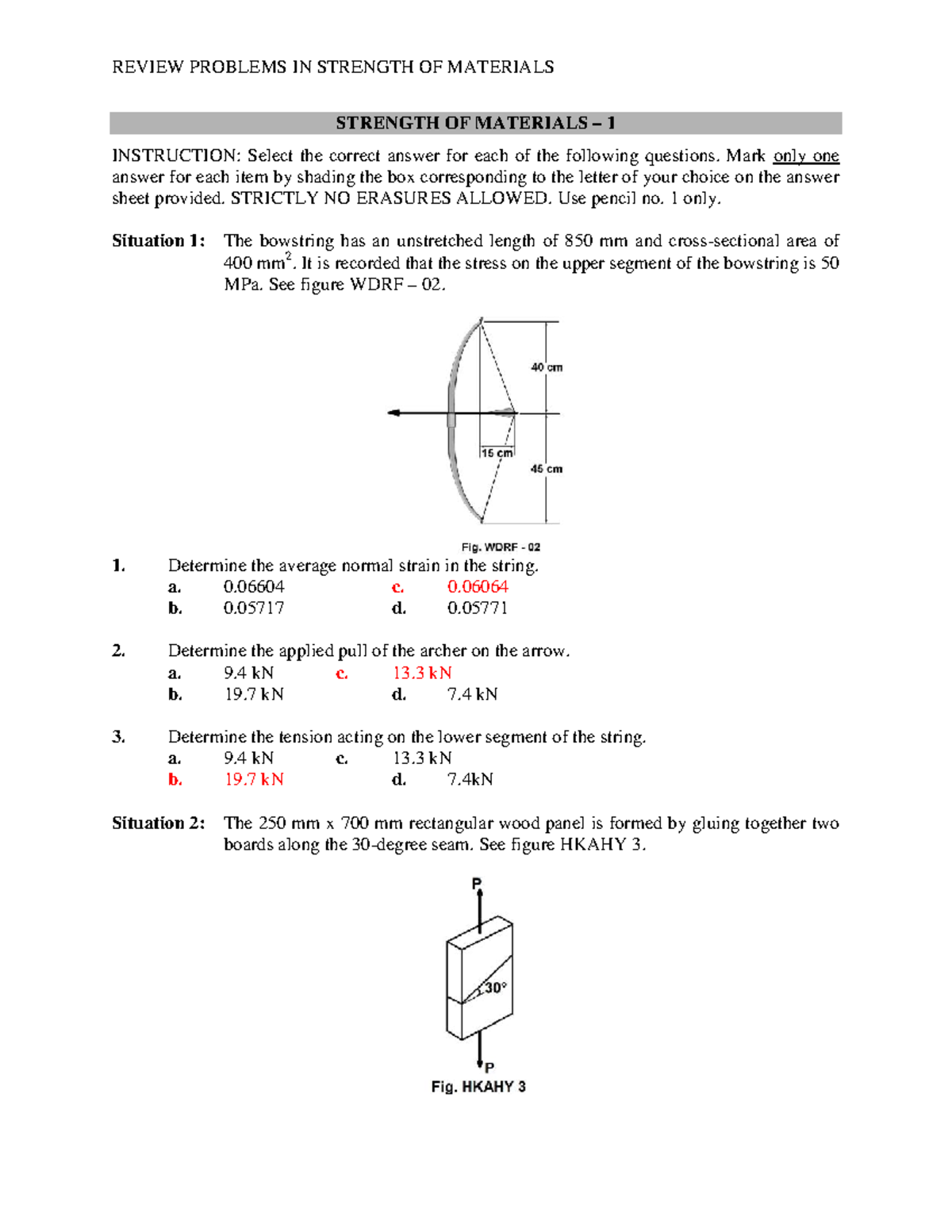 436565592-Review-Problems-SOLUTIONS-for-Strength-of-Materials - Studocu