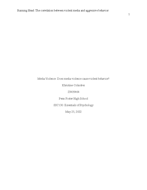 Case Studies Penn Foster - Case Studies Kathryn Ramos Student ID # 23768384 Penn Foster College ...