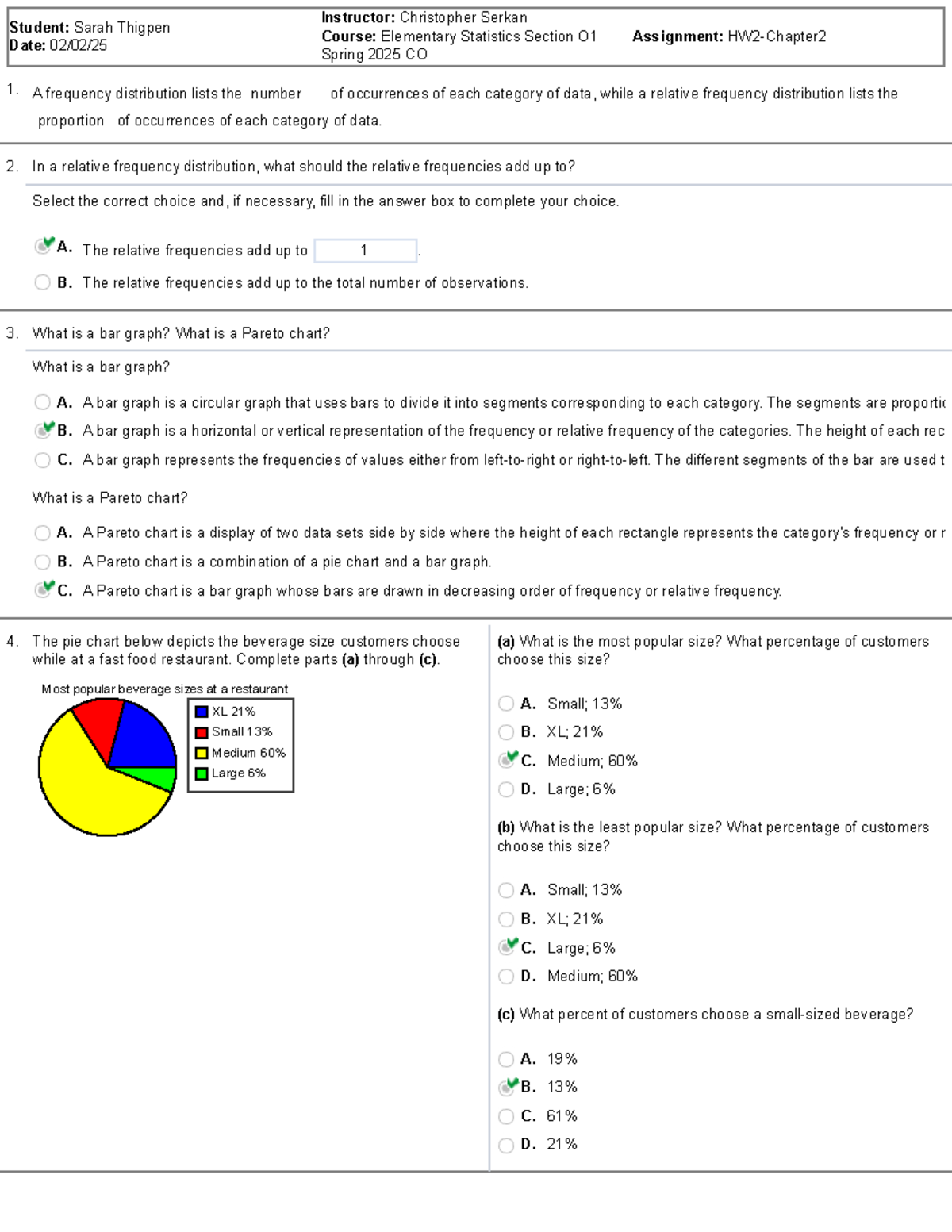 HW2-Chapter 2 - Data Analysis Techniques for Elementary Statistics ...