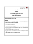 IOP1501 - Unisa - Psychological Processes in Work Context - Studocu