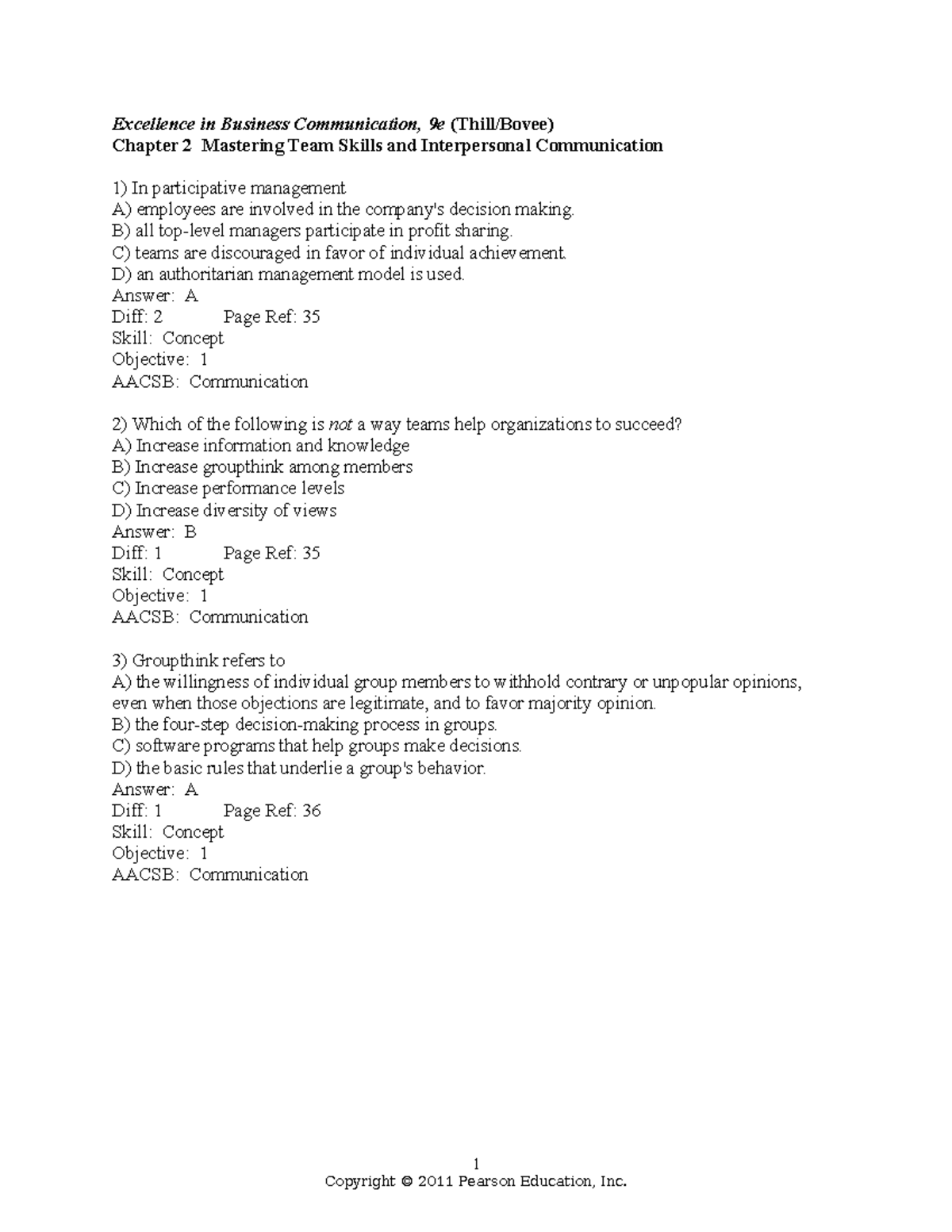 BUS 101 Final Exam Study Guide: Mastering Team Skills & Communication ...