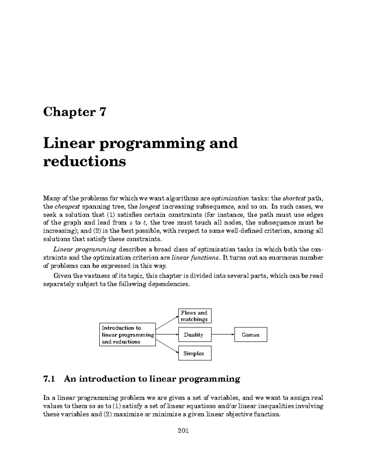 Chapter 7: Linear Programming and Reductions in Optimization Tasks - Studocu