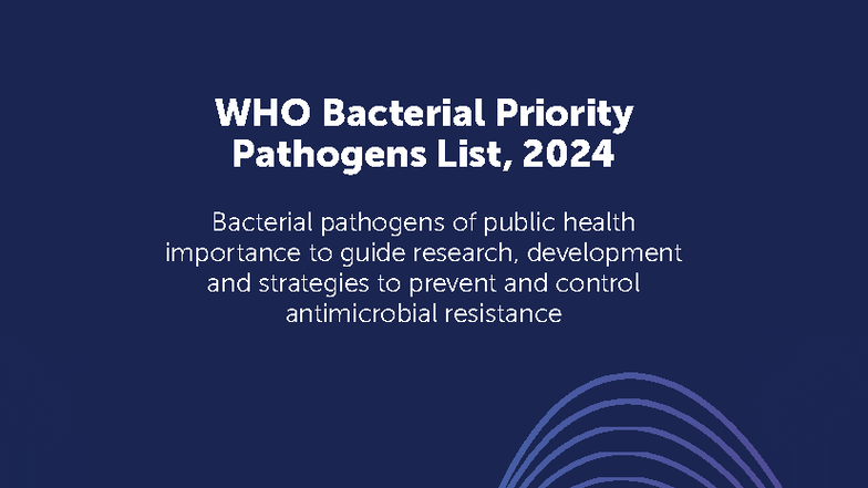 WHO Bacterial Priority Pathogens List 2024: Key Insights and Updates ...