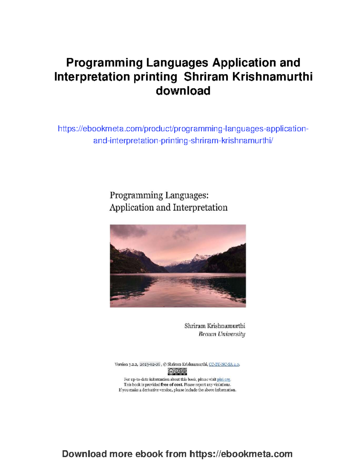Programming Languages: Application and Interpretation - Study Notes ...