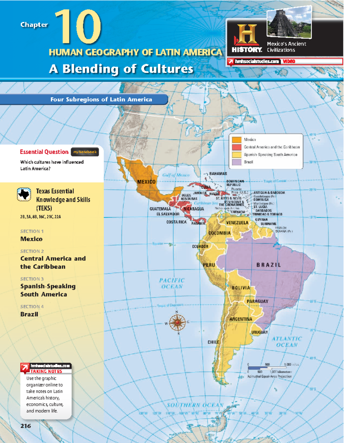 Chapter 10: A Blending of Cultures in Latin America - Human Geography ...