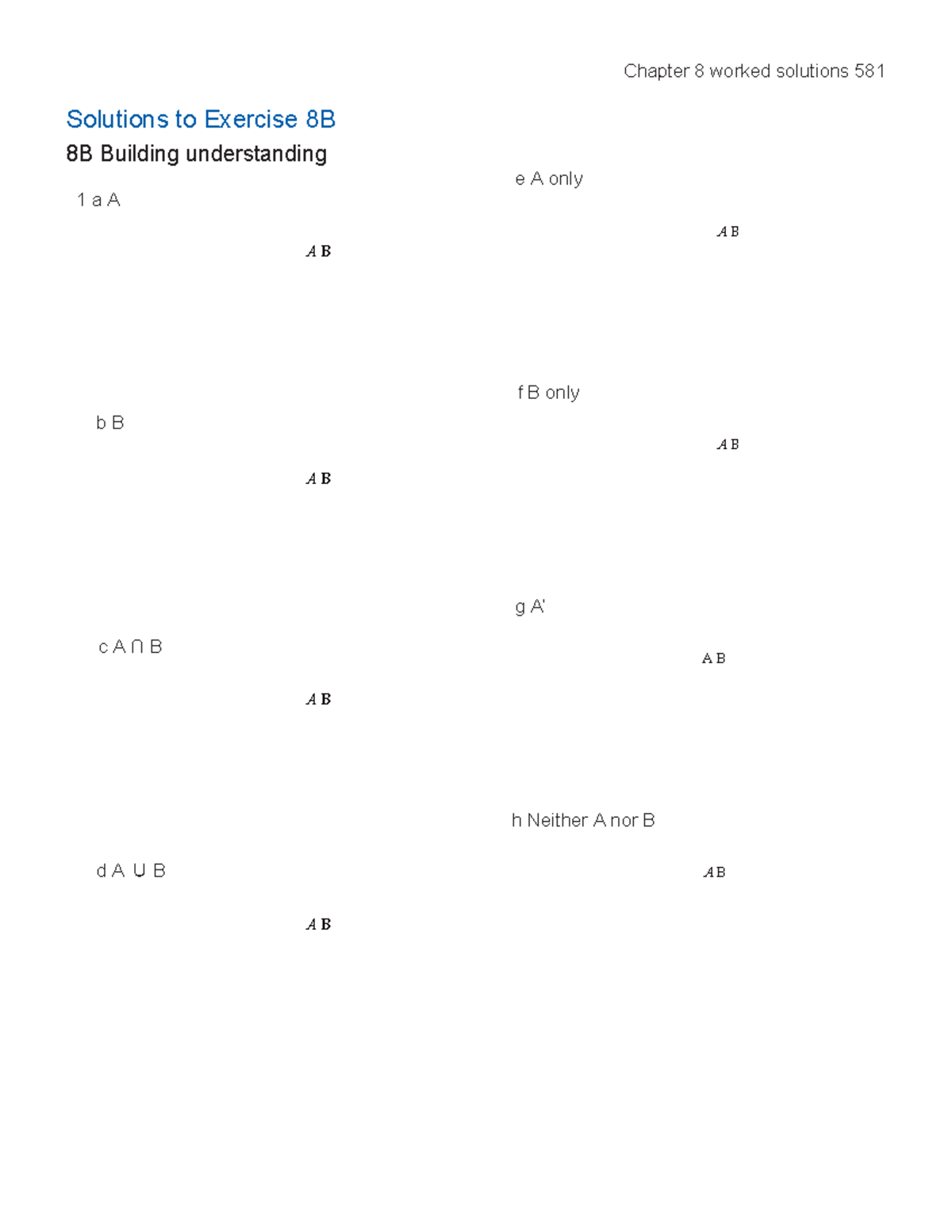 Chapter 8 Solutions to Exercise 8B - CambridgeMATHS NSW Stage 5 - Studocu