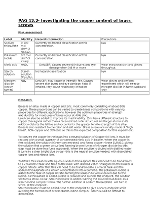 AQA GCSE Chemistry Paper 1 Topic List - Studocu