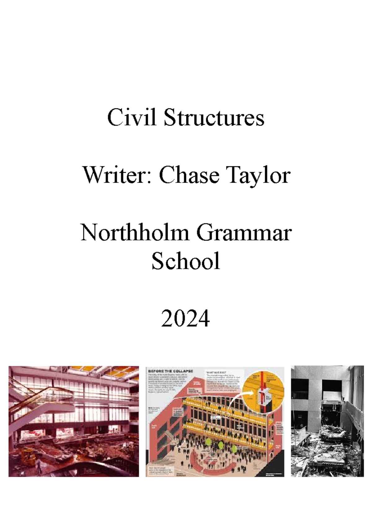 Civil Structures Engineering Final Report: Hyatt Regency Walkway ...