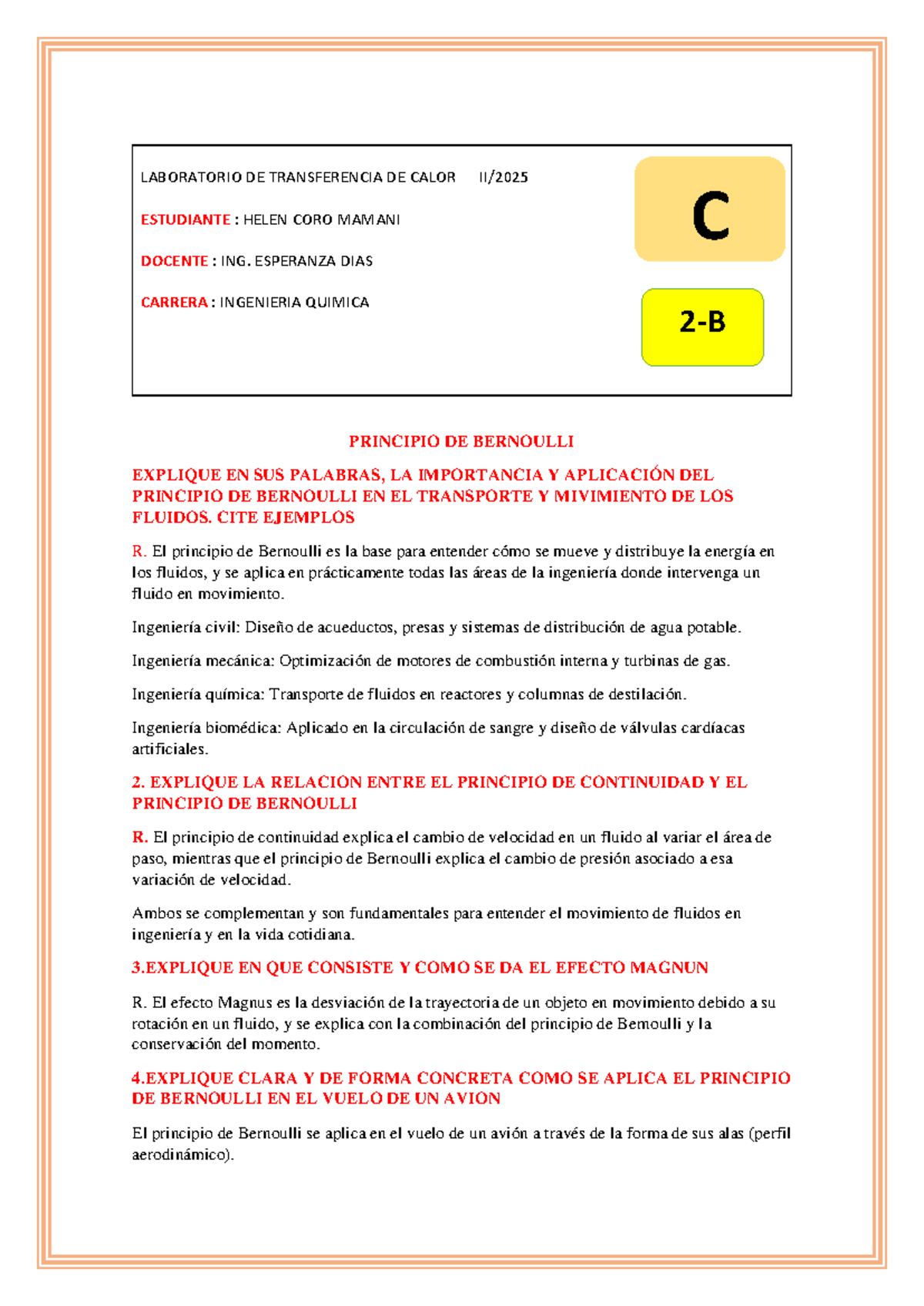 FENO B Práctica 2: Aplicaciones del Principio de Bernoulli en Fluidos ...