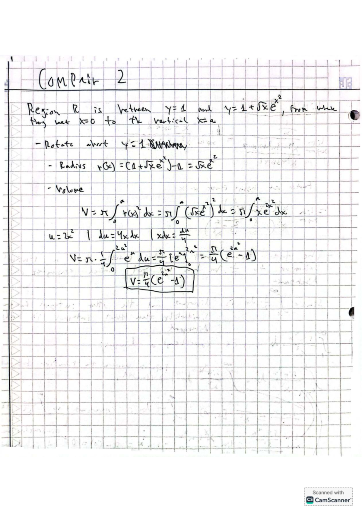 Math 101: Comparison of 2 HE Regions and Volume Calculations - Studocu