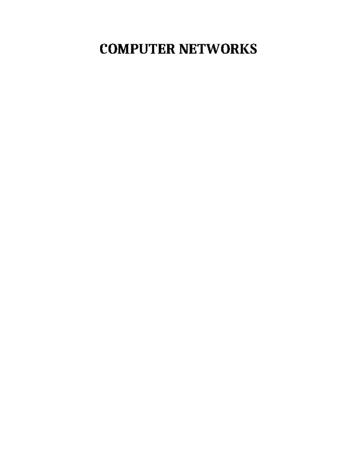 COMPUTER NETWORKS Distributed Processing Overview and Key Concepts ...
