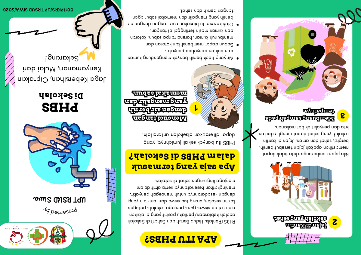 Leaflet PHBS: Jajan Sehat di Kantin Sekolah dan Kebersihan - Studocu