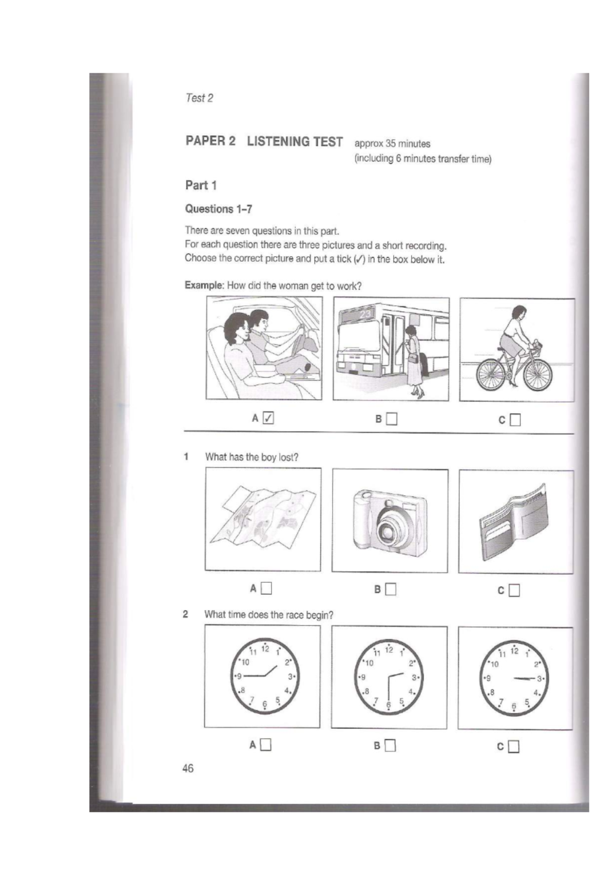 Zoom 4 Homework Listening Practice: Test 2 Listening Test - Studocu