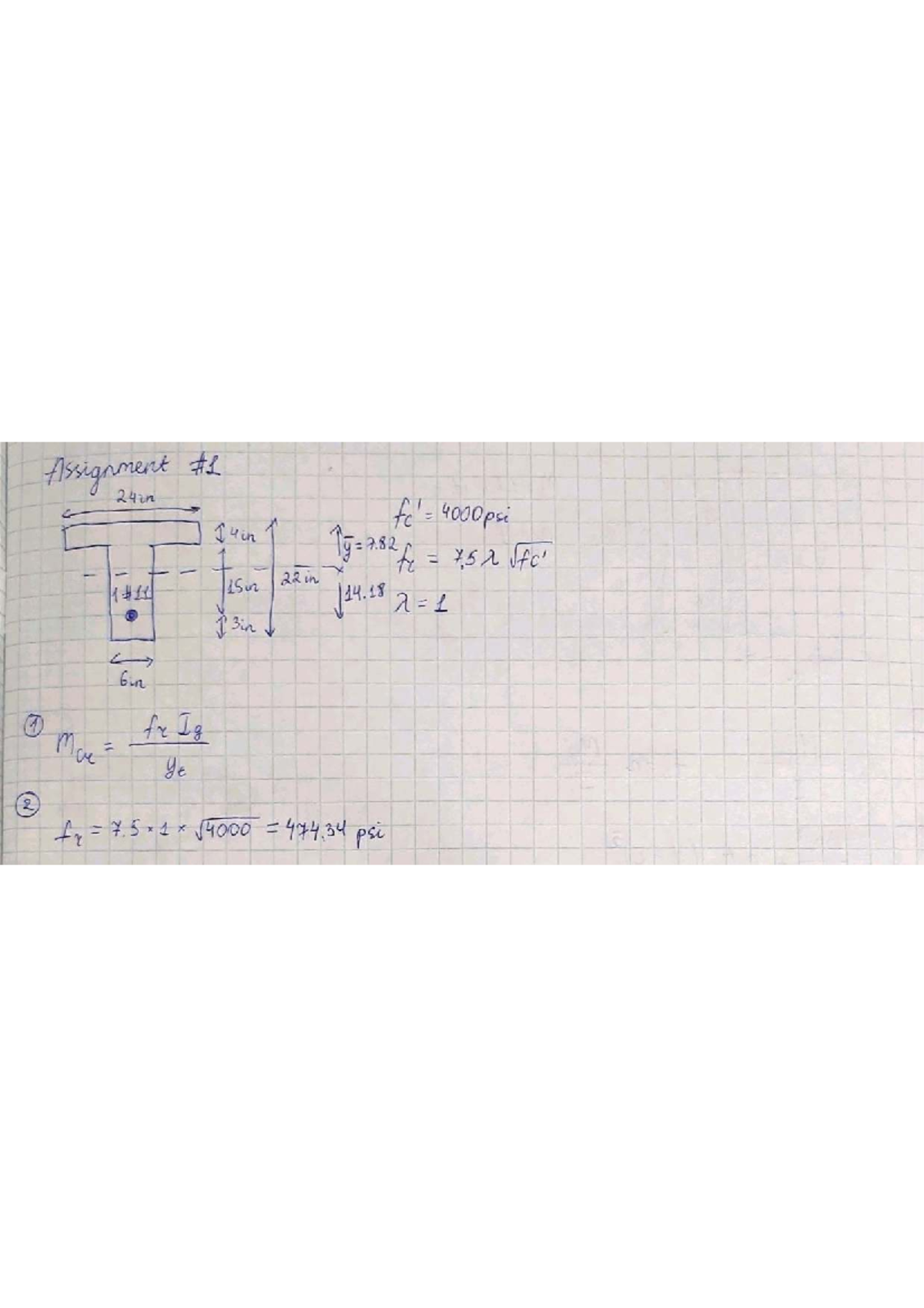 Assignment 24: Structural Analysis Calculations and Results - Studocu