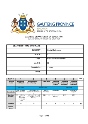 [Solved] Committees of the TRC in South Africa - History - Studocu