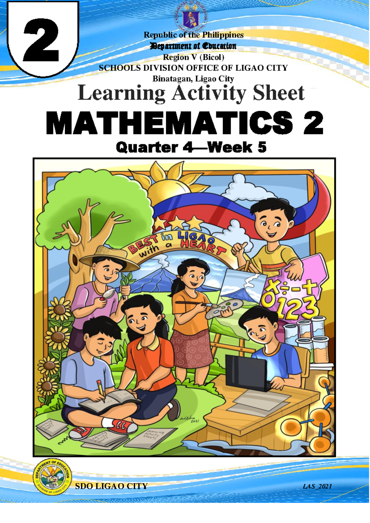 Math 2 Q4 Learning Activity Sheet (LAS) - Word Problems and Solutions ...