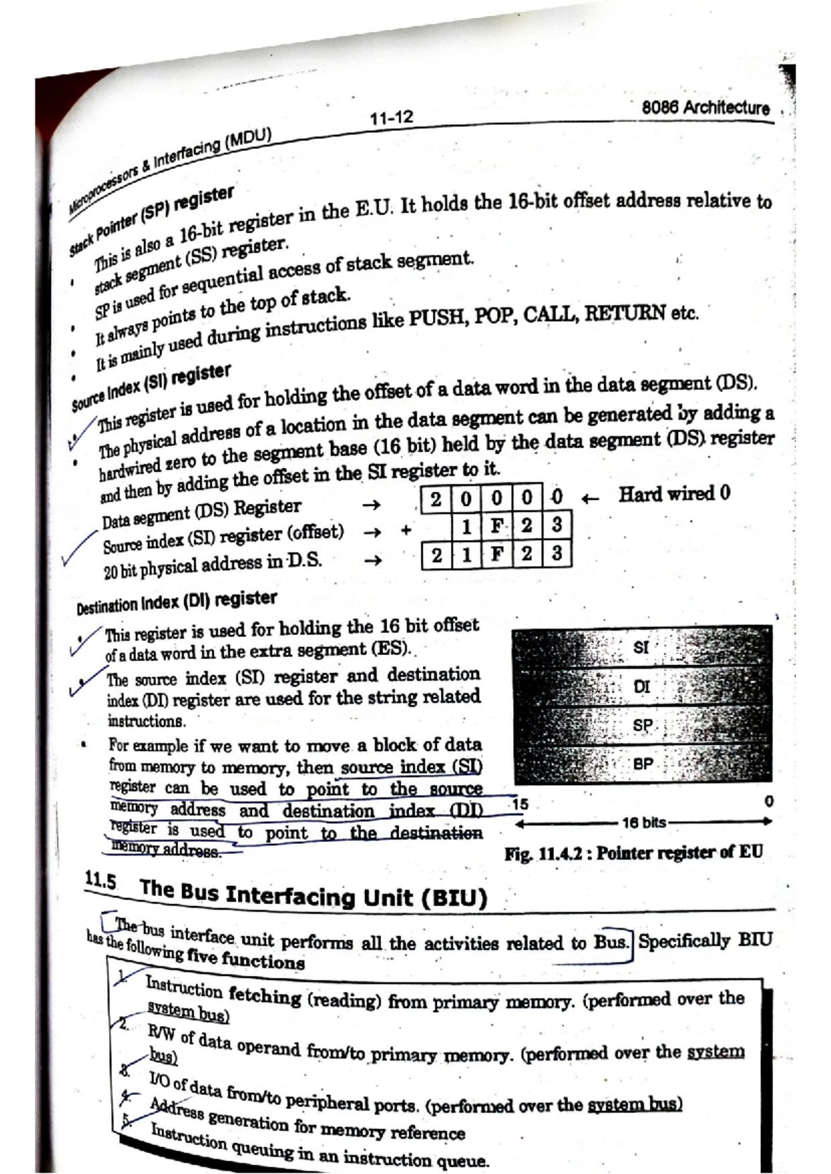 8086 Architecture Microprocessors Interfacing (MDU) Bus Interface Unit ...