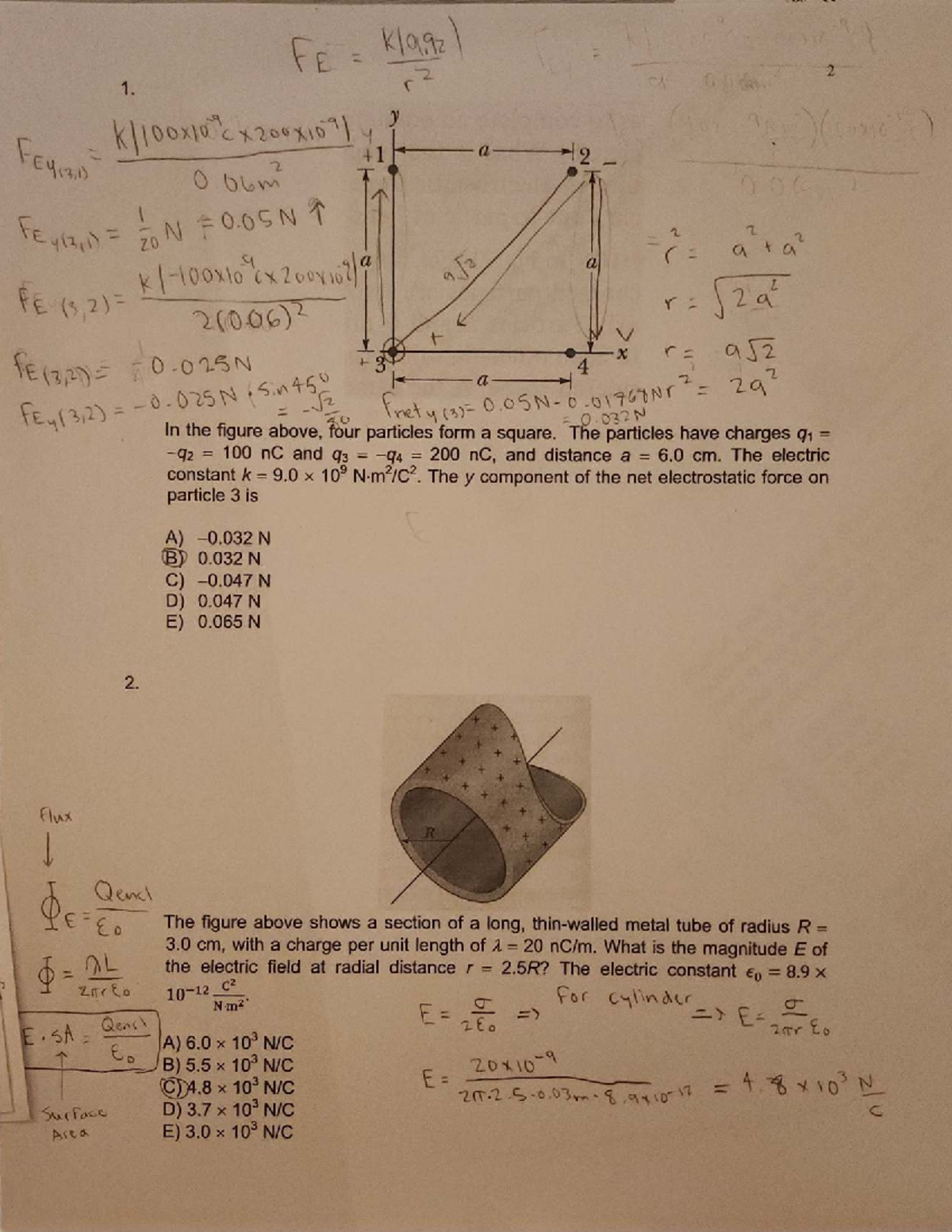 PHY3 Final Exam Review - Electrostatics and Electric Fields - Studocu