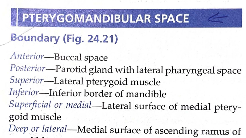 PTERYGOMANDIBULAR SPACE: Anatomy, Infection, and Management - Studocu