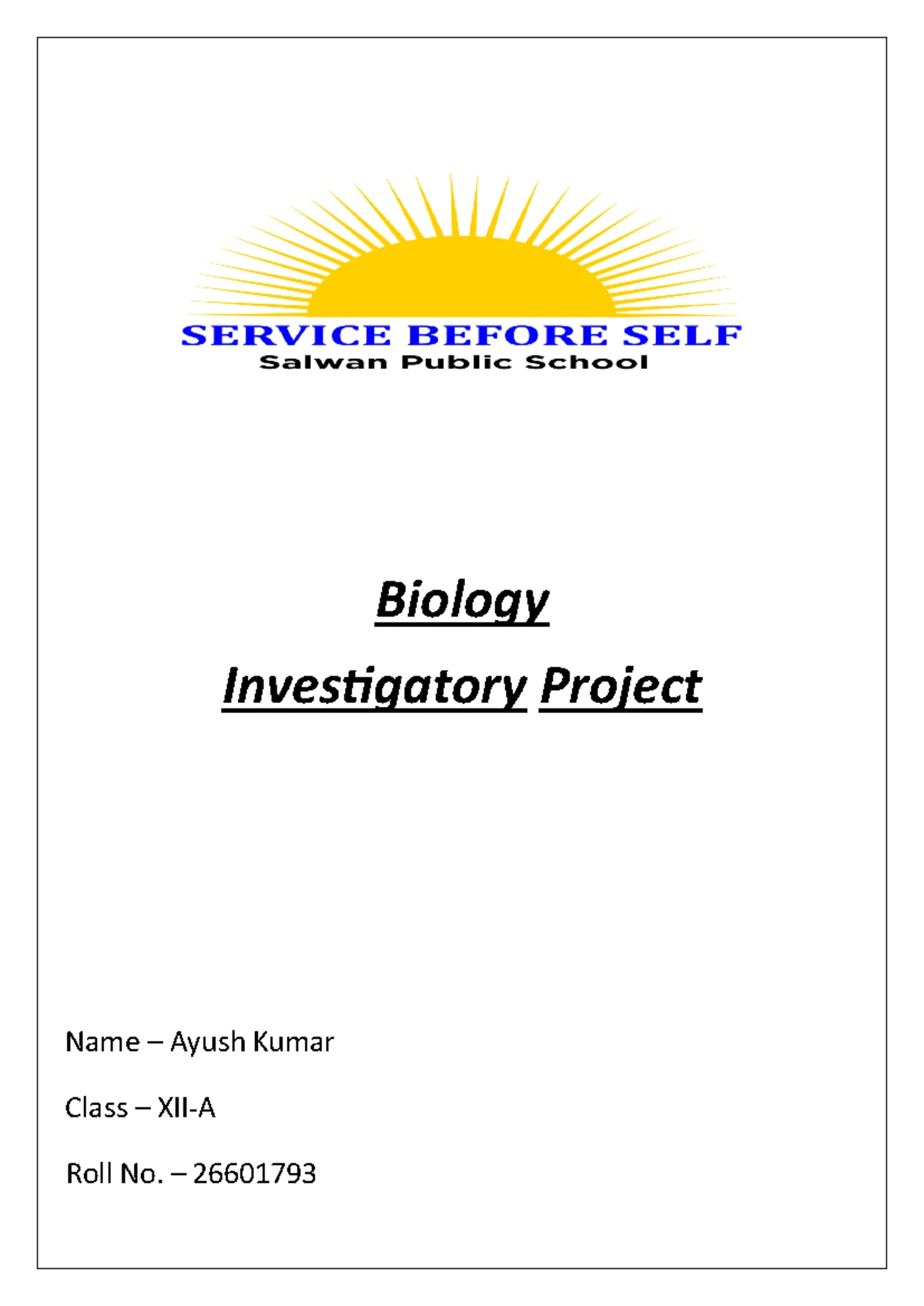 Class XII result analysis project - CLASS XII RESULT ANALYSIS SYSTEM A ...