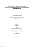 [Solved] Aims of the TRC - History - Studocu