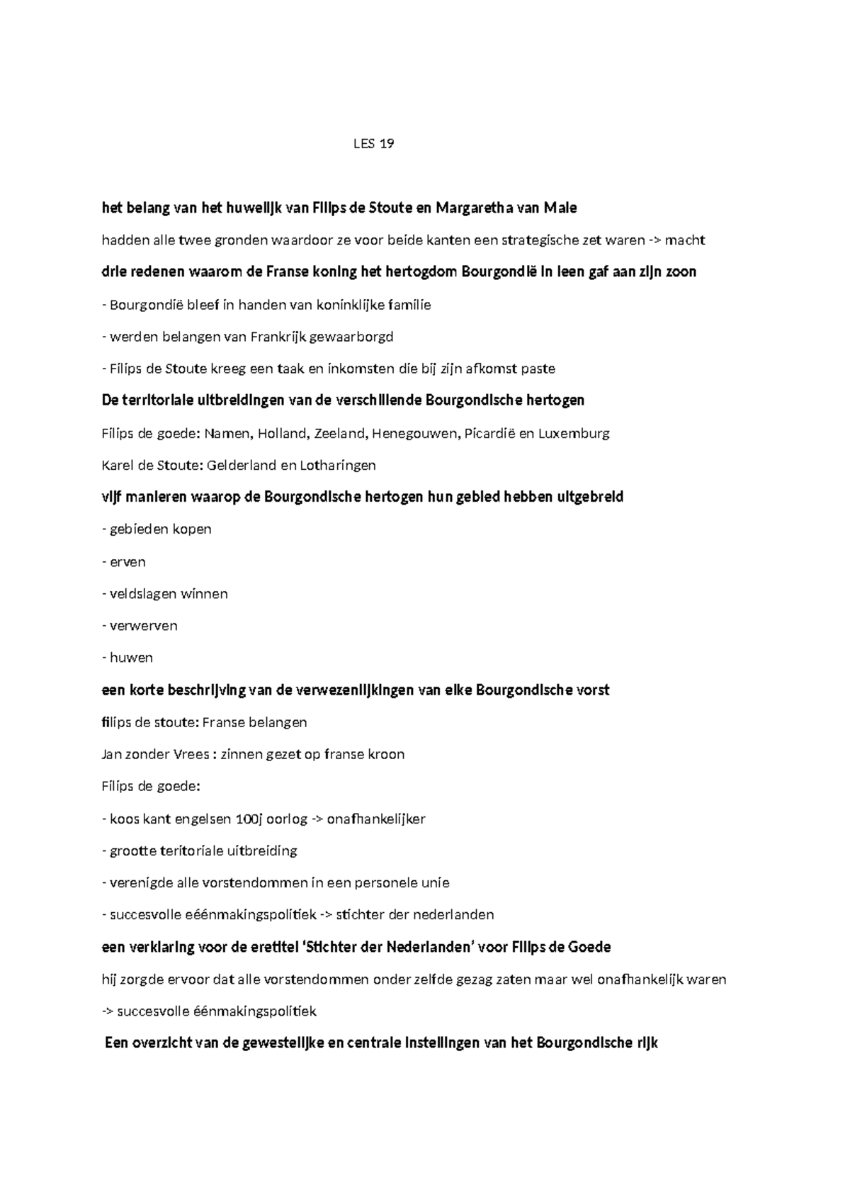 LES 19: Het Belang van het Huwelijk van Filips de Stoute en Margaretha ...