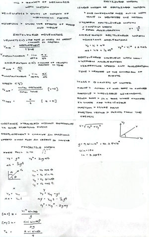 Thermodynamics 1 Lecture Notes - THERMO : HEAT DYNAMIC MOVE MENT ...