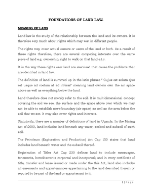 Hierachy of Courts in Uganda - SCHOOL OF LAW HIERARCHY OF COURTS IN ...