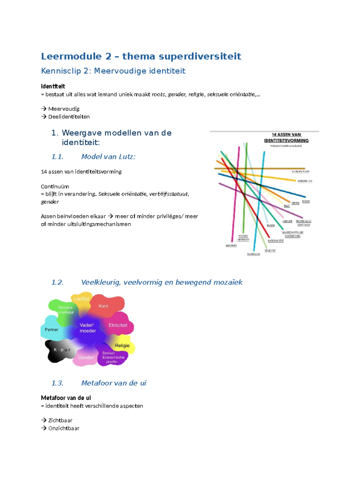 Leermodule 2 & 3: Superdiversiteit en Migratie Notities - Studocu