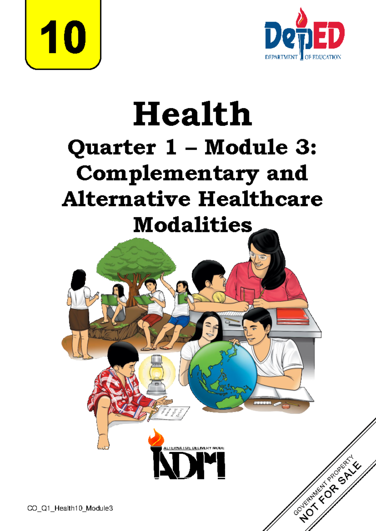 Health 10 Q1 Mod3: Intro to Complementary & Alternative Healthcare ...