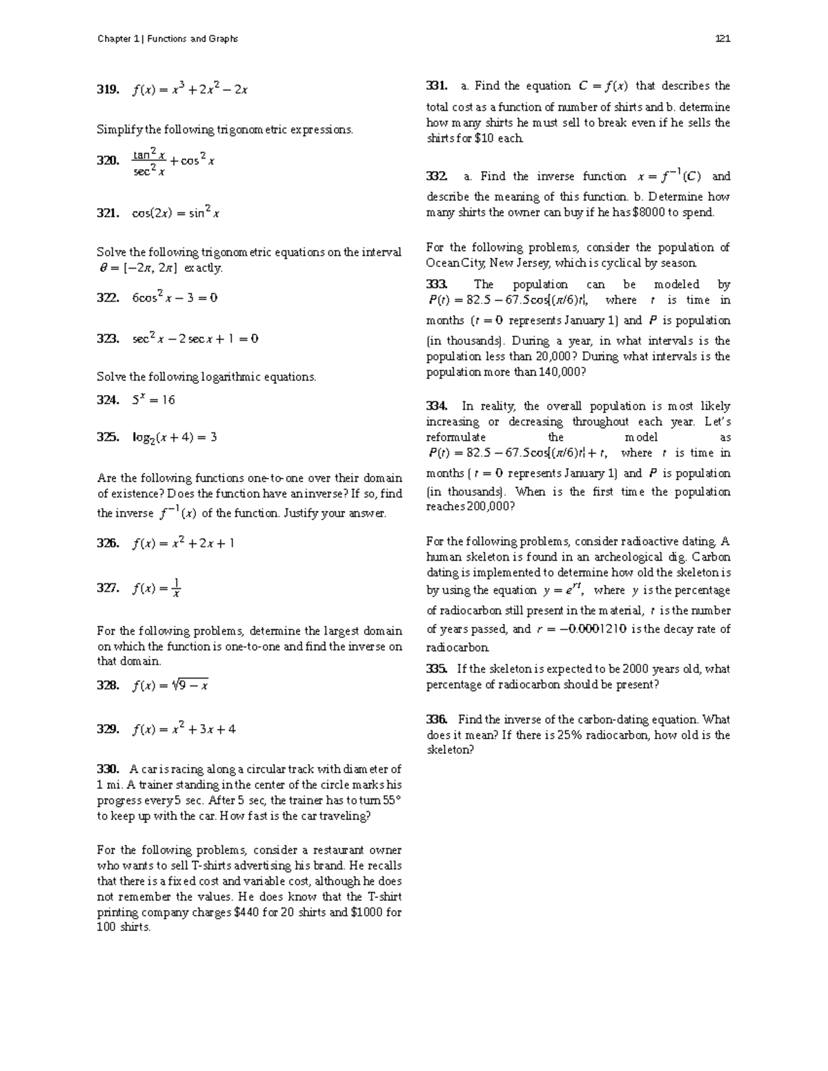 Calculus Volume 1 - Part 65: Functions, Graphs, and Trigonometric ...
