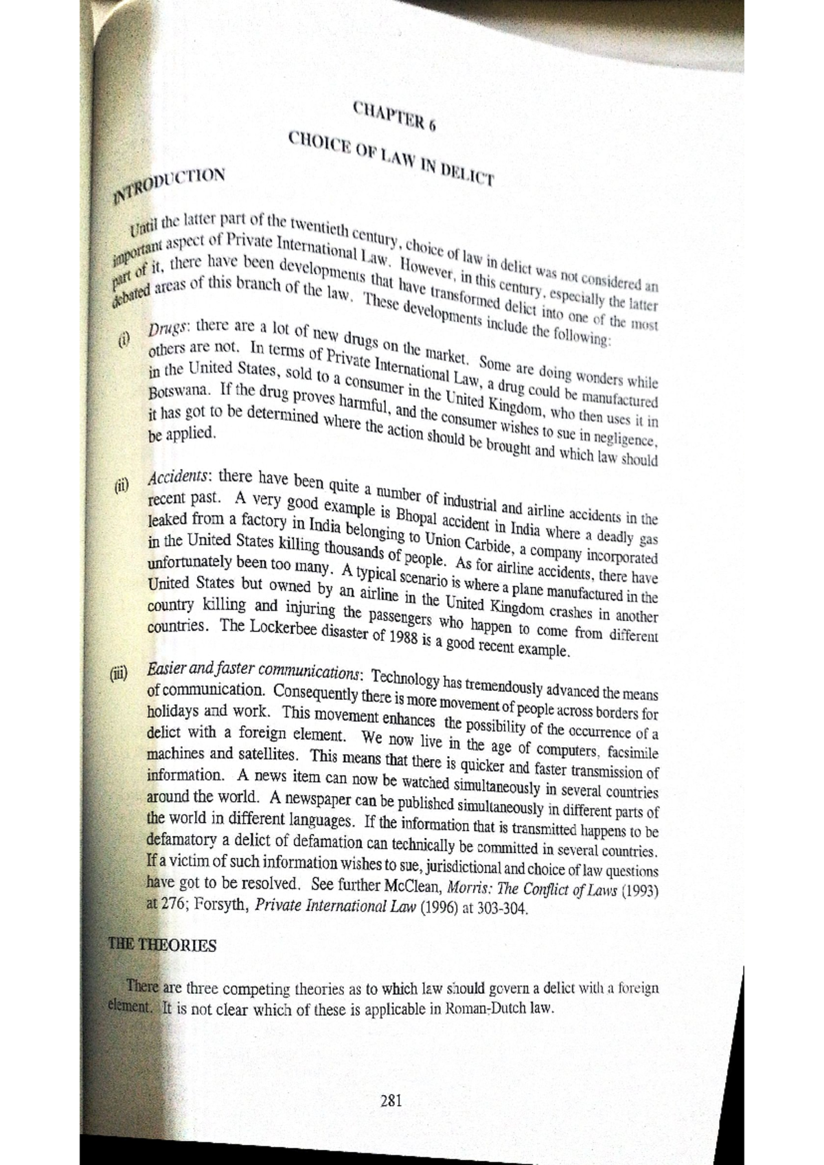 CHAPTER 6: CHOICE OF LAW IN DELICT - A COMPREHENSIVE ANALYSIS (PP. 281 ...