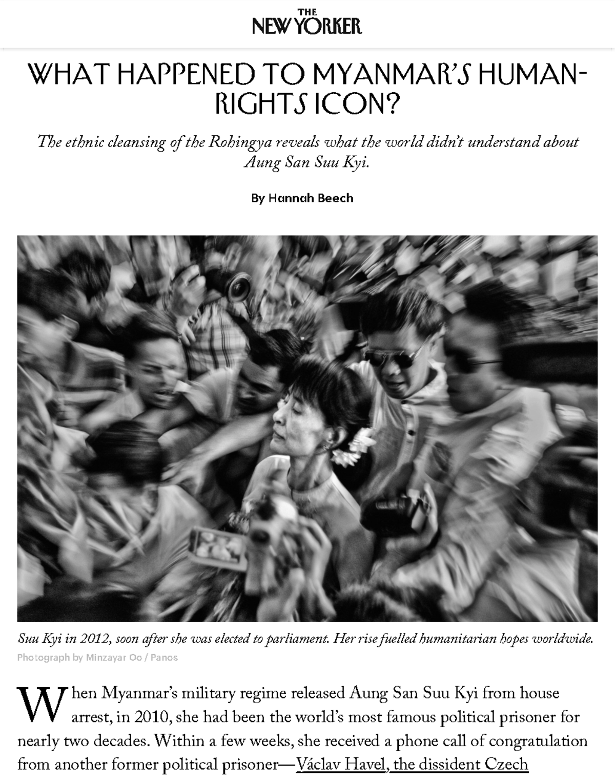 Myanmar's Human Rights Icon: Aung San Suu Kyi's Complicated Legacy - W ...
