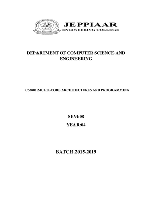 Advanced Software Engg Notes Unit1-5 - SE4151 ADVANCED SOFTWARE ...