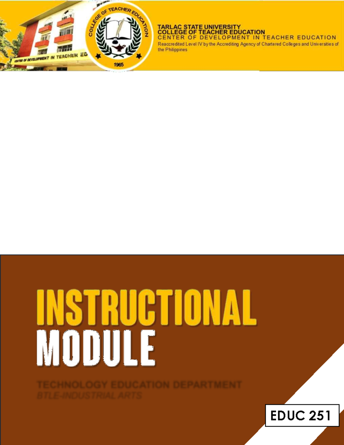 EDUC-251-1 - About teaching - EDUC TSU VMGO VISION Tarlac State ...