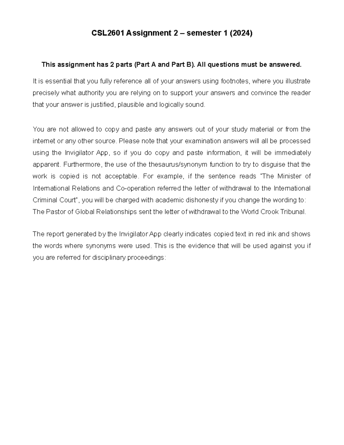 CSL2601 Assignment 2 - Critical Analysis and Justification Exercise ...