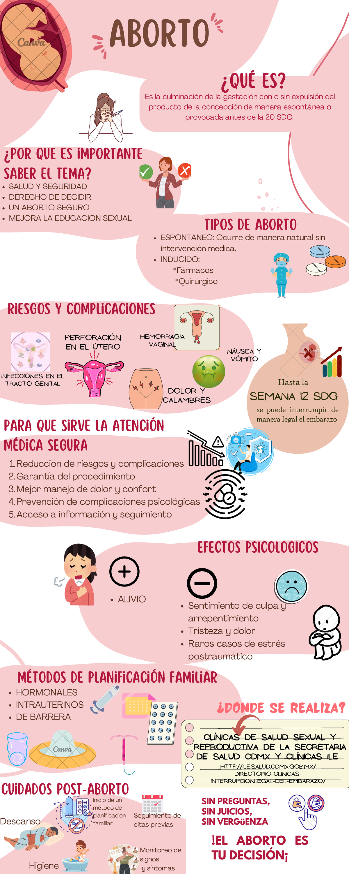 Infografía sobre el Aborto: Salud, Seguridad y Educación Sexual - Studocu