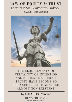 The Mauritian legal system 1 - 1. COURT STRUCTURE 1 Background The ...