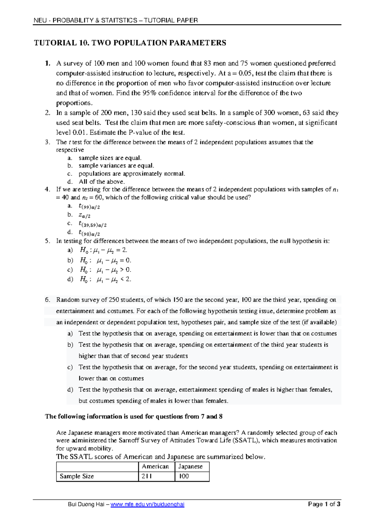 Prob Stat Tutor 10 - slide about Probability and Mathematical ...