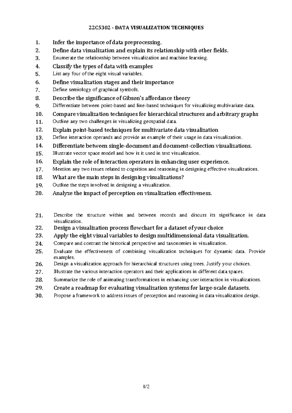 IAT answers - Semiology of graphical symbols is the study of how visual ...