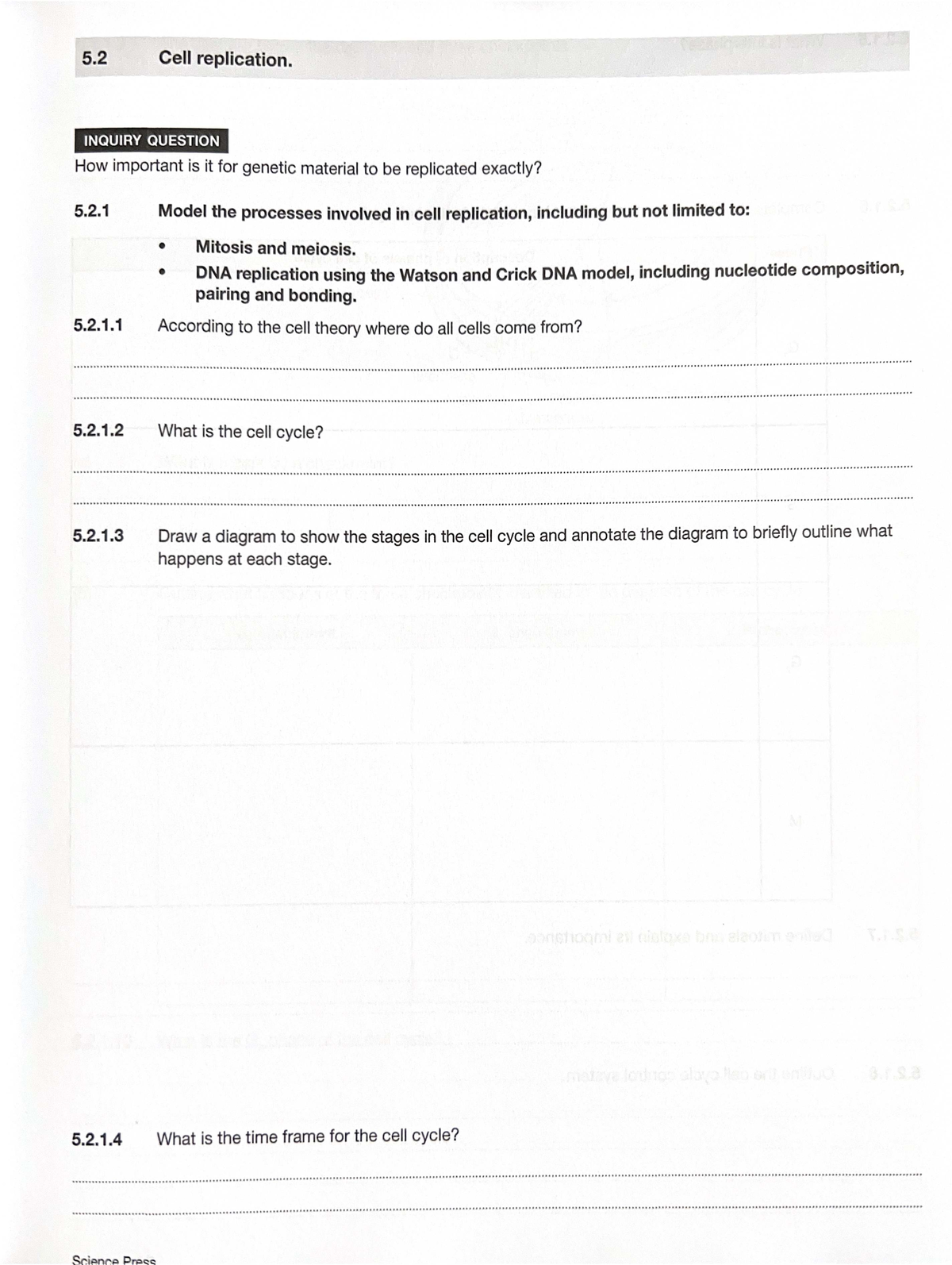 Bio Mod 5.2 Final Exam: Understanding Cell Replication Processes - Studocu