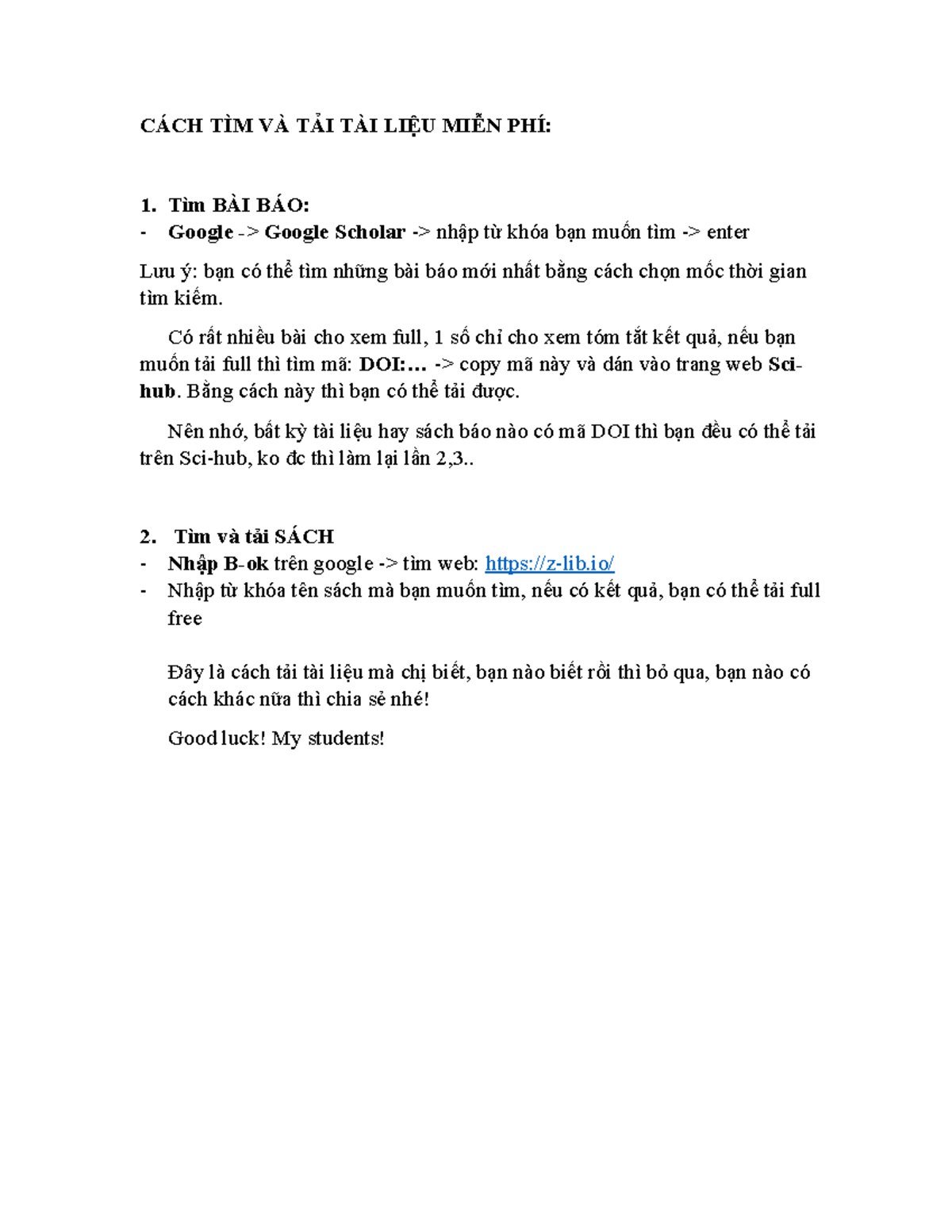 HƯỚNG DẪN TÌM VÀ TẢI TÀI LIỆU MIỄN PHÍ CHO SINH VIÊN - Studocu