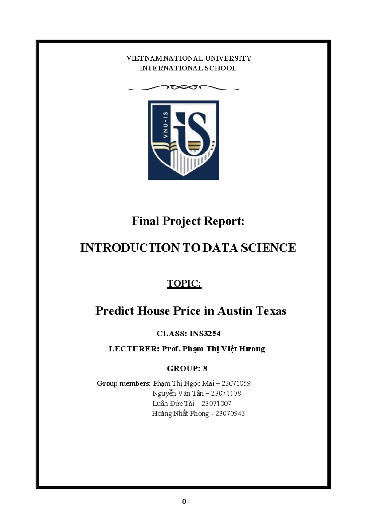 INS3254 Final Project Report: Predicting House Prices in Austin, TX ...