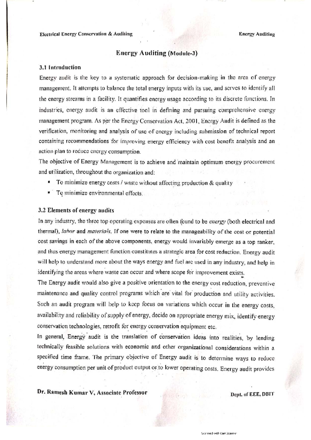 EECA 3 - Comprehensive Guide to Electrical Energy Auditing - Studocu