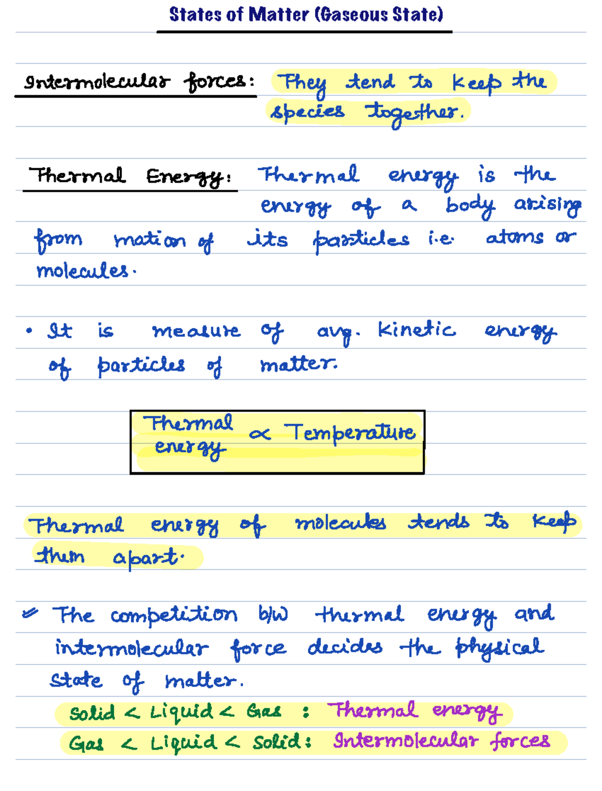 Complete Gaseous state - States of Matter (Gaseous State ...