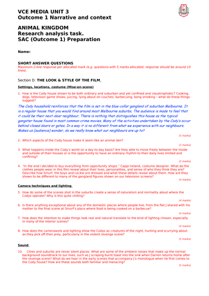 VCE MEDIA: Film Codes and Conventions Handbook 2024 Edition - Studocu