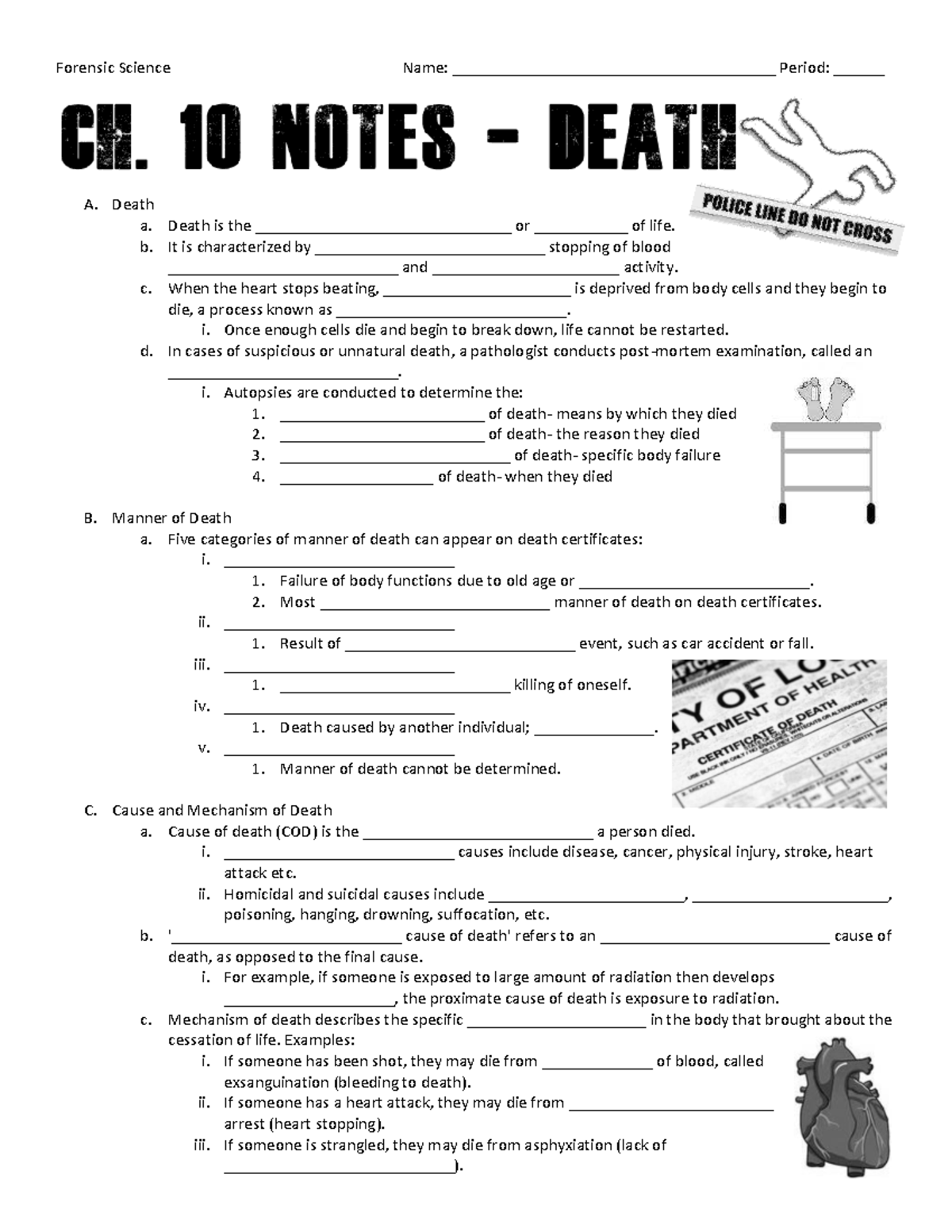 Forensic Science: Final Exam Guide on Death & Autopsy (FS 101) - Studocu