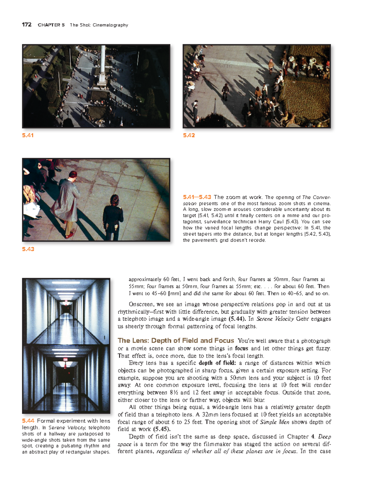 CIN 172 Lecture Notes: Lens Depth of Field and Focus Techniques - Studocu